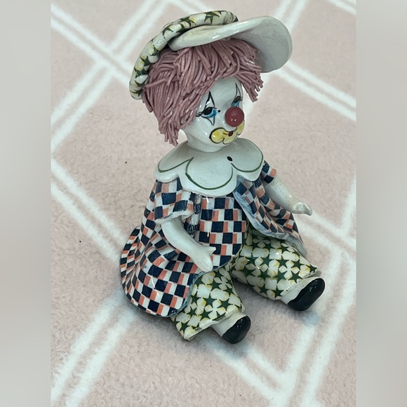 Zampiva | Accents | Vintage Zampiva Spaghetti Clown Doll Figurine ...